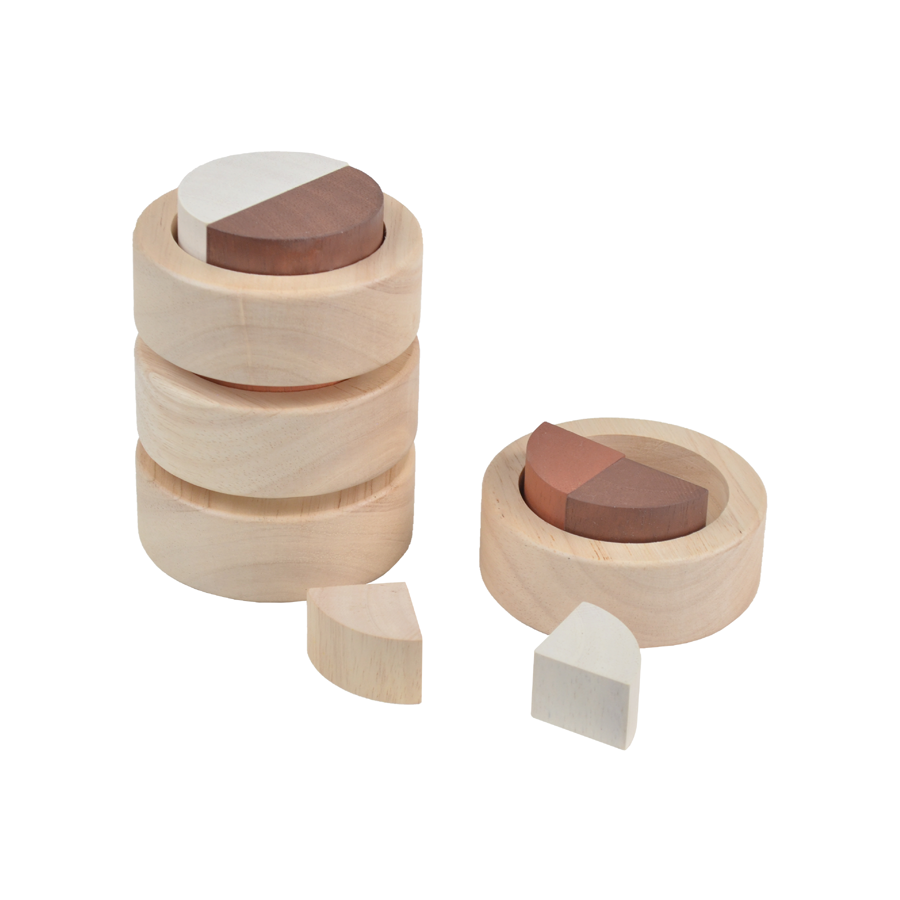 STACKING FRACTION CUPS – Blue Ribbon Toys